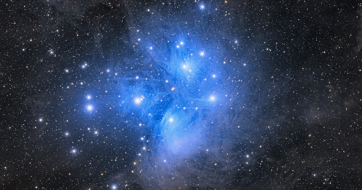 Messier 45 (The Pleiades) - Astrophotography by Nicolas ROLLAND