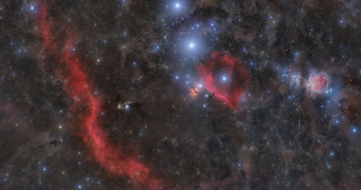 The Amazing Clouds of Orion - Astrophotography by Nicolas ROLLAND