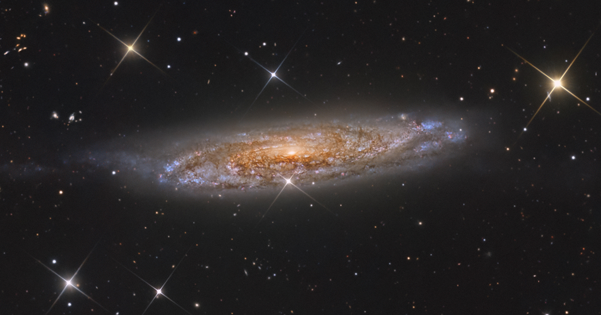Barred Spiral Galaxy (NGC 134) - Astrophotography by Nicolas ROLLAND