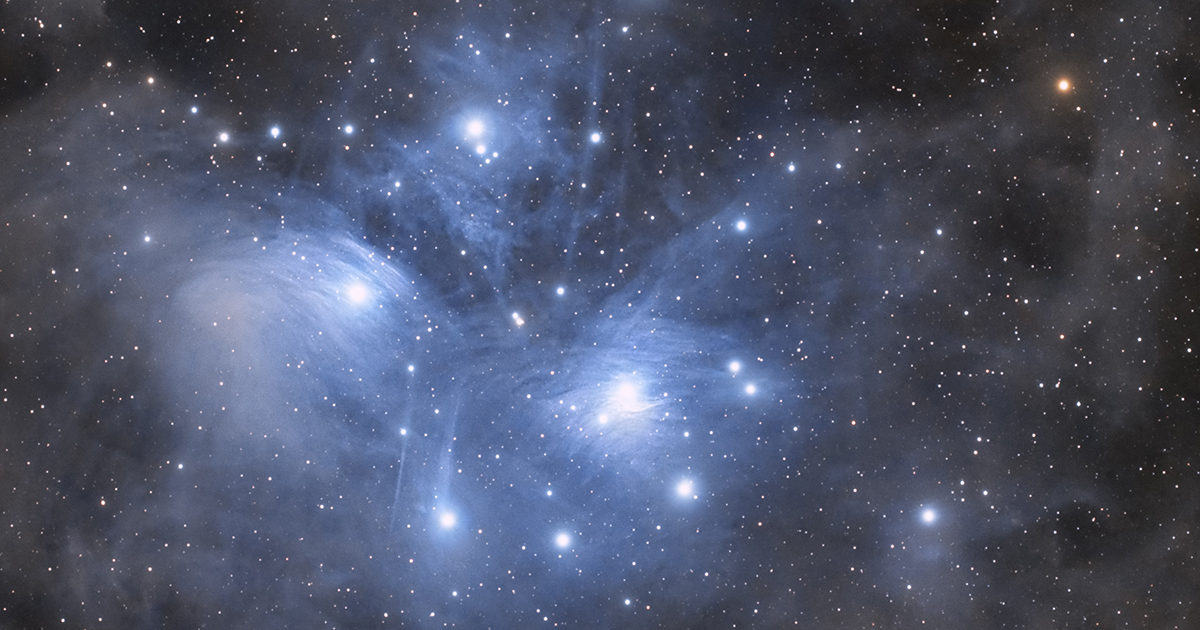 Messier 45 (The Pleiades) - Astrophotography by Nicolas ROLLAND