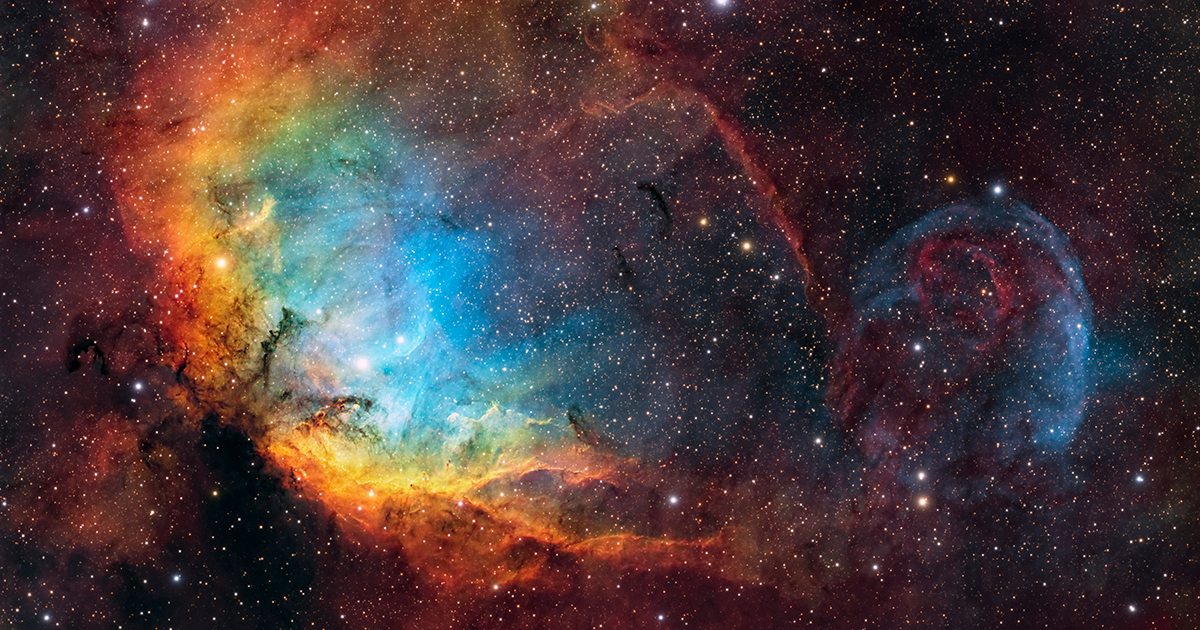 The Tulip Nebula & Cygnus X-1 - Astrophotography by Nicolas ROLLAND